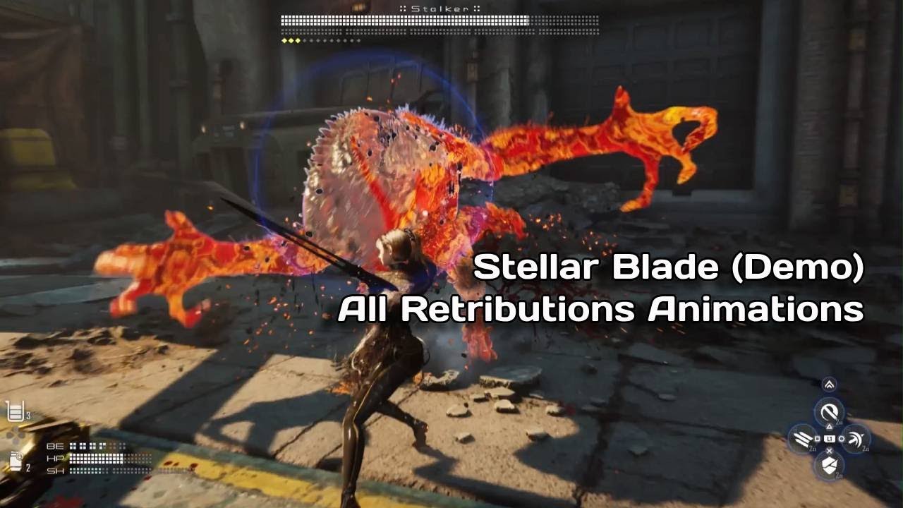 Stellar Blade (Demo) - All Retributions Animations - YouTube