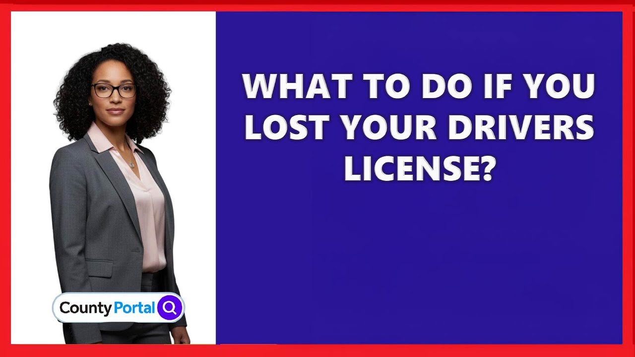 What To Do If You Lost Your Drivers License? - YouTube
