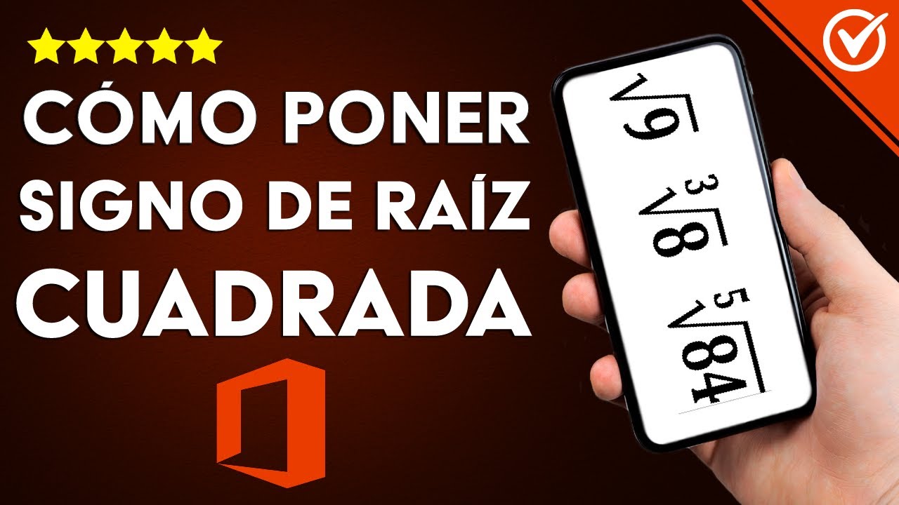 Cómo Poner o Insertar el Símbolo de Raíz Cuadrada en Excel y Word ...