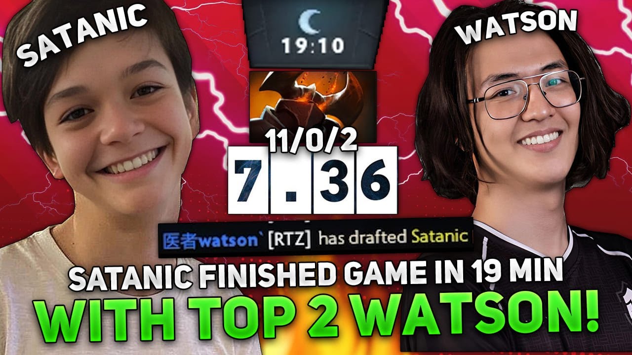 TOP 2 vs TOP 3 GAME! | SATANIC FINISHED GAME IN 19 MIN with TOP 2 ...