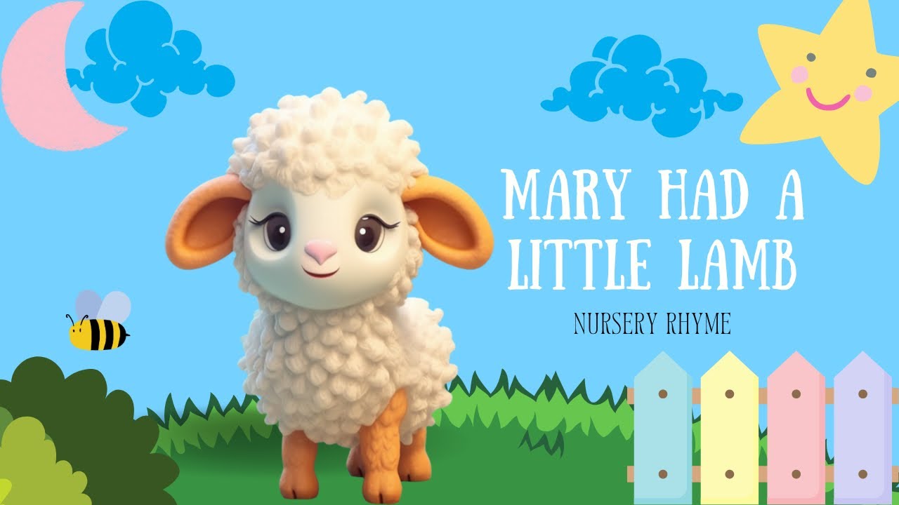 Mary Had A Little Lamb - Sing Along For Toddlers - Nursey Rhymes ...