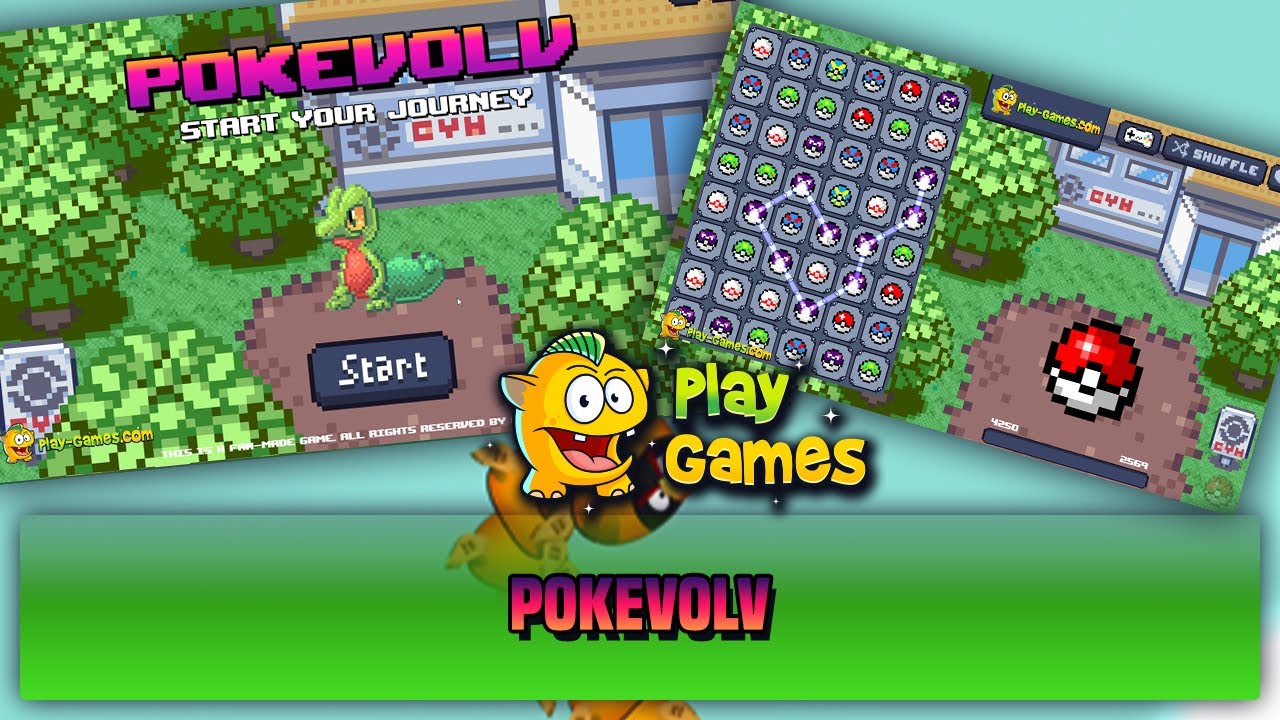 Pokevolve Pokemon Playthrough - YouTube