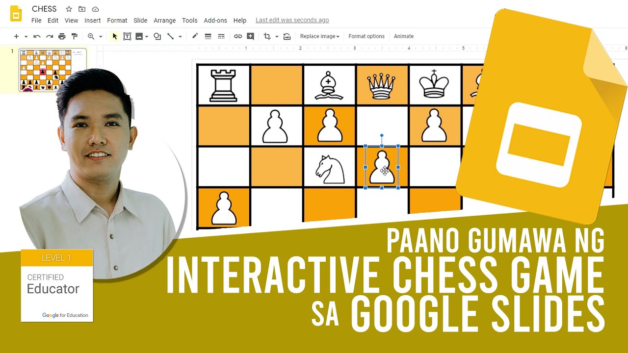 PAANO GUMAWA NG INTERACTIVE CHESS GAME SA GOOGLE SLIDES - YouTube