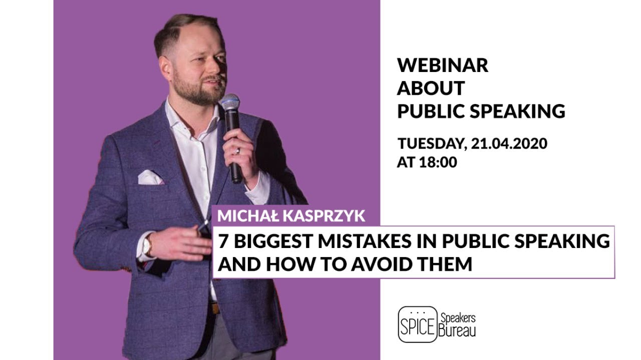 7 biggest mistakes in public speaking and how to avoid them - YouTube