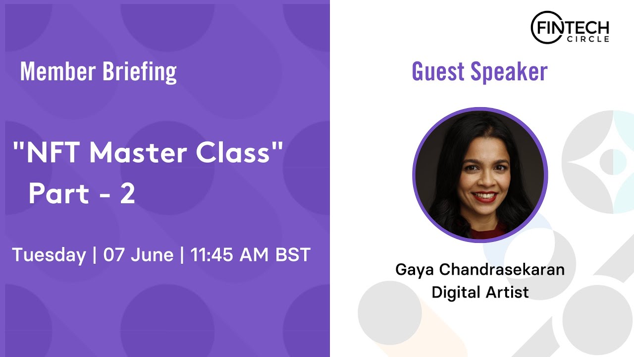 NFT Master Class - Part 2 (Webinar) - YouTube