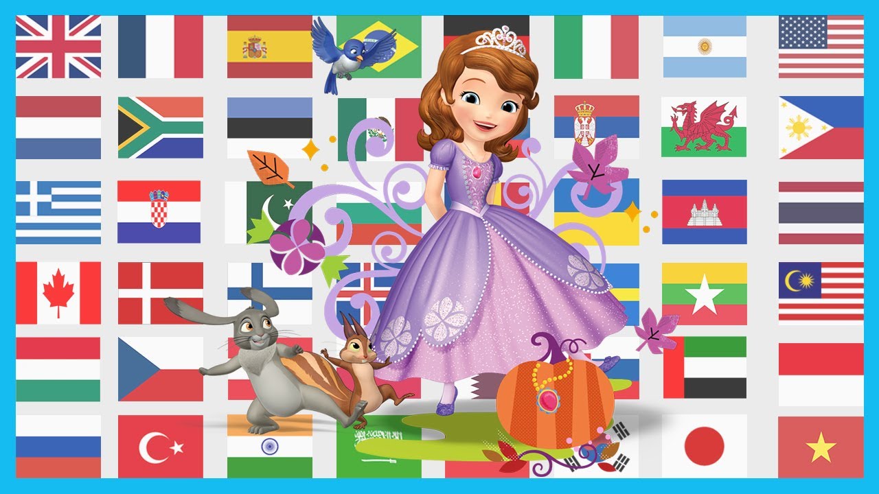 Sofia the First in different languages and different countries - YouTube