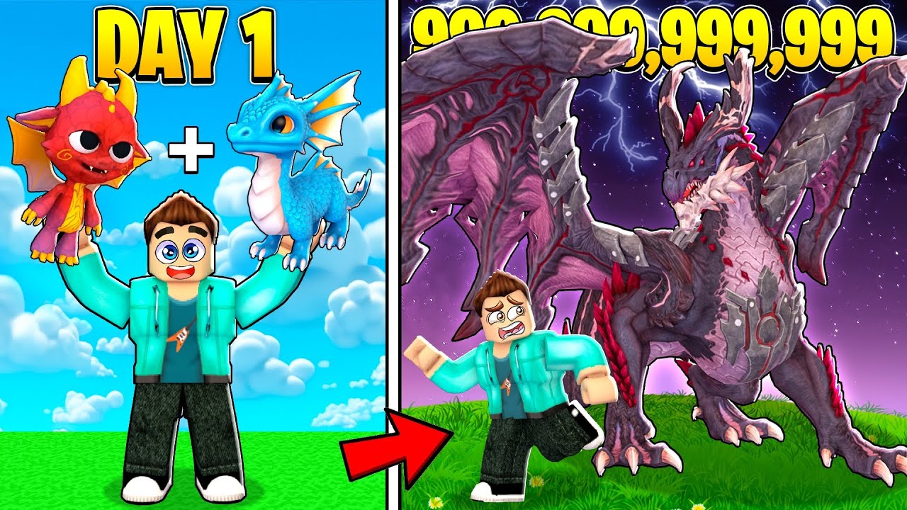 MERGING LEVEL 1 DRAGONS TO MAKE THE ULTIMATE GOD DRAGON!! 🐉🐉🐲🐲 - YouTube