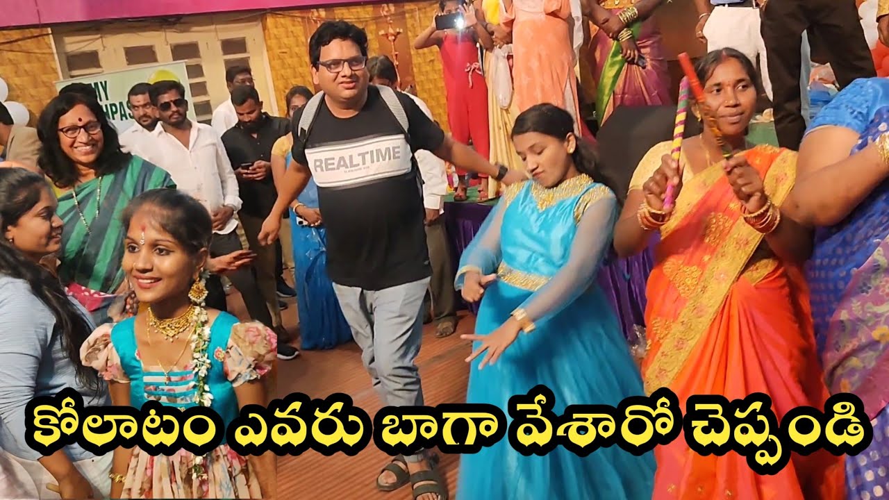 Dandiya Dance Qatar papa insta Bangaram Rakesh master wife Vizag Satya ...
