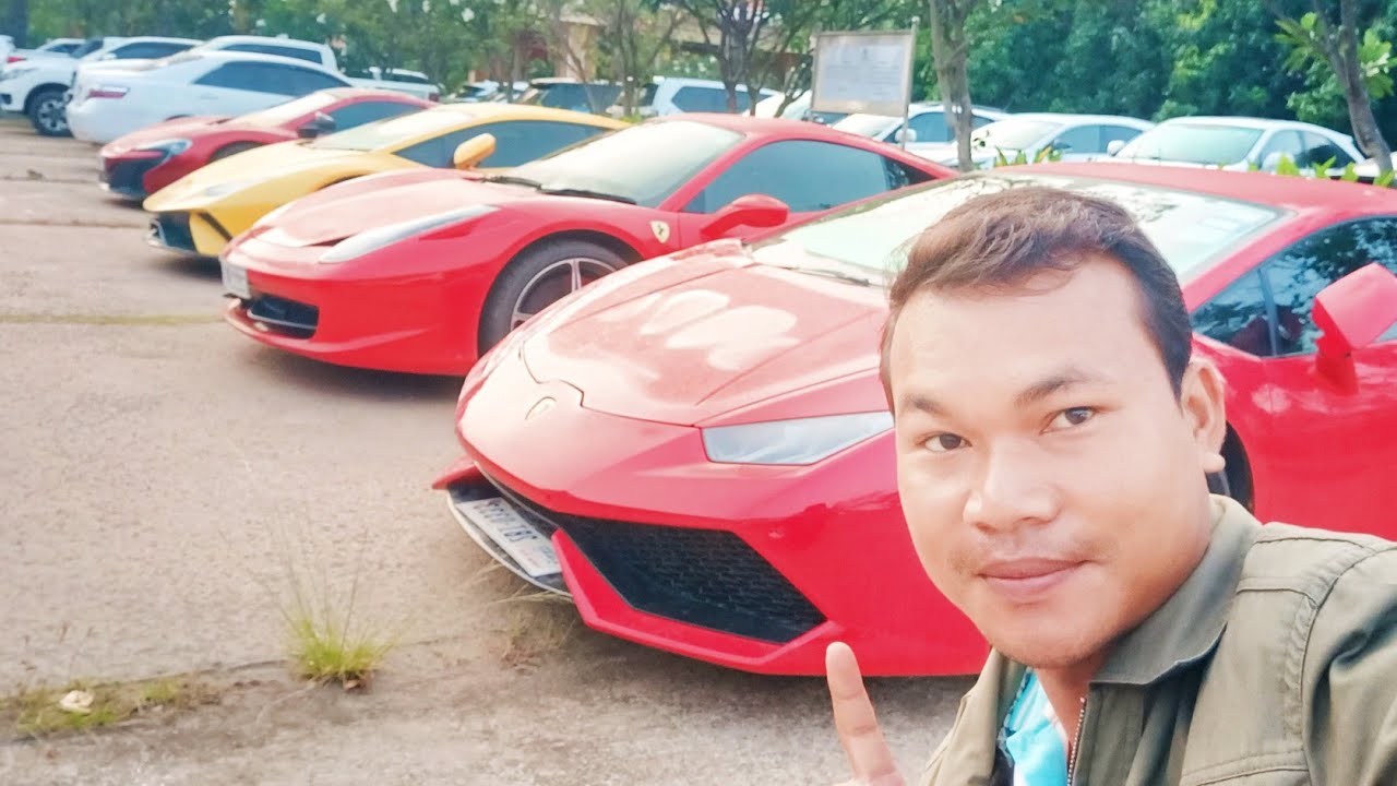 Car review - Limborgani belong to Neak Oknha Leng Navatra's car - YouTube