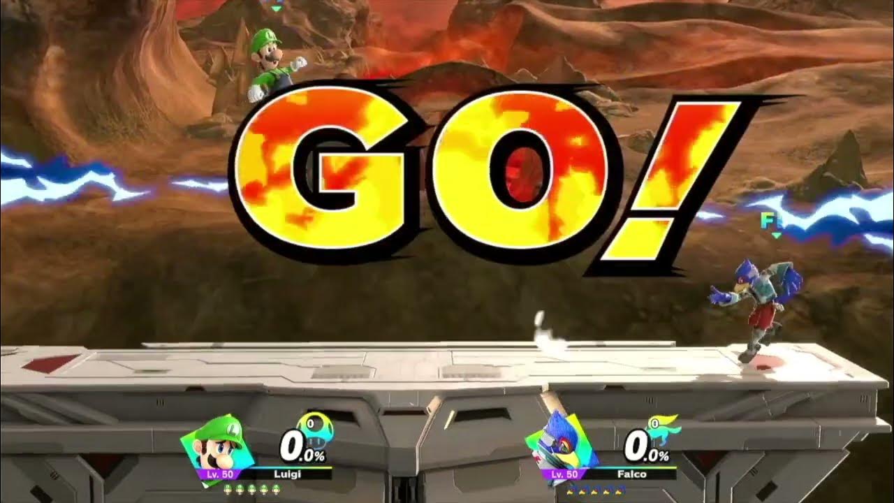 Super Smash Bros Ultimate Amiibo Fights EX Luigi vs Falco - YouTube