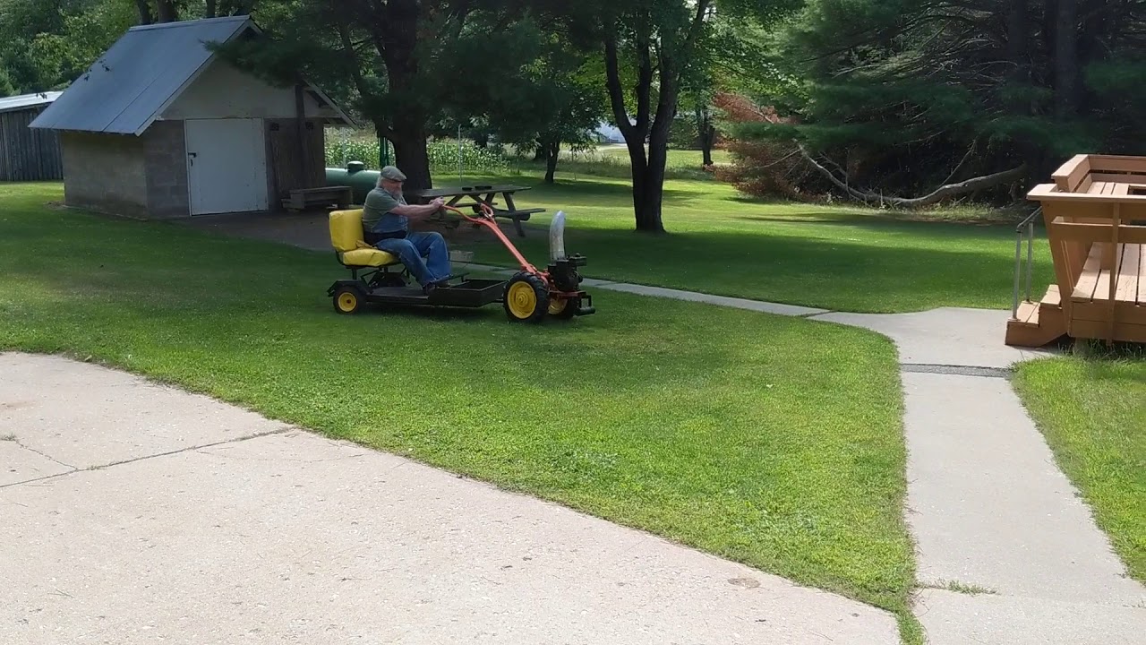 Custom Yard Cart Tractor - YouTube