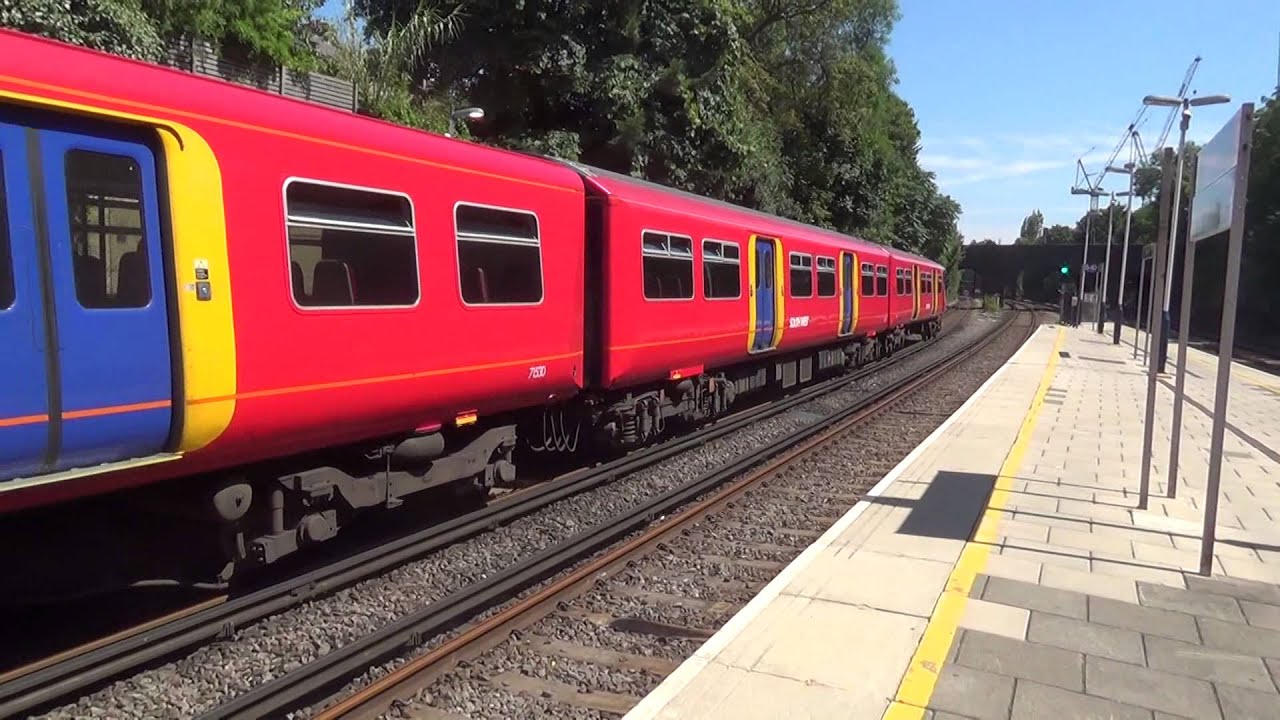 South west trains Class 455 at Putney 29/7/14 - YouTube