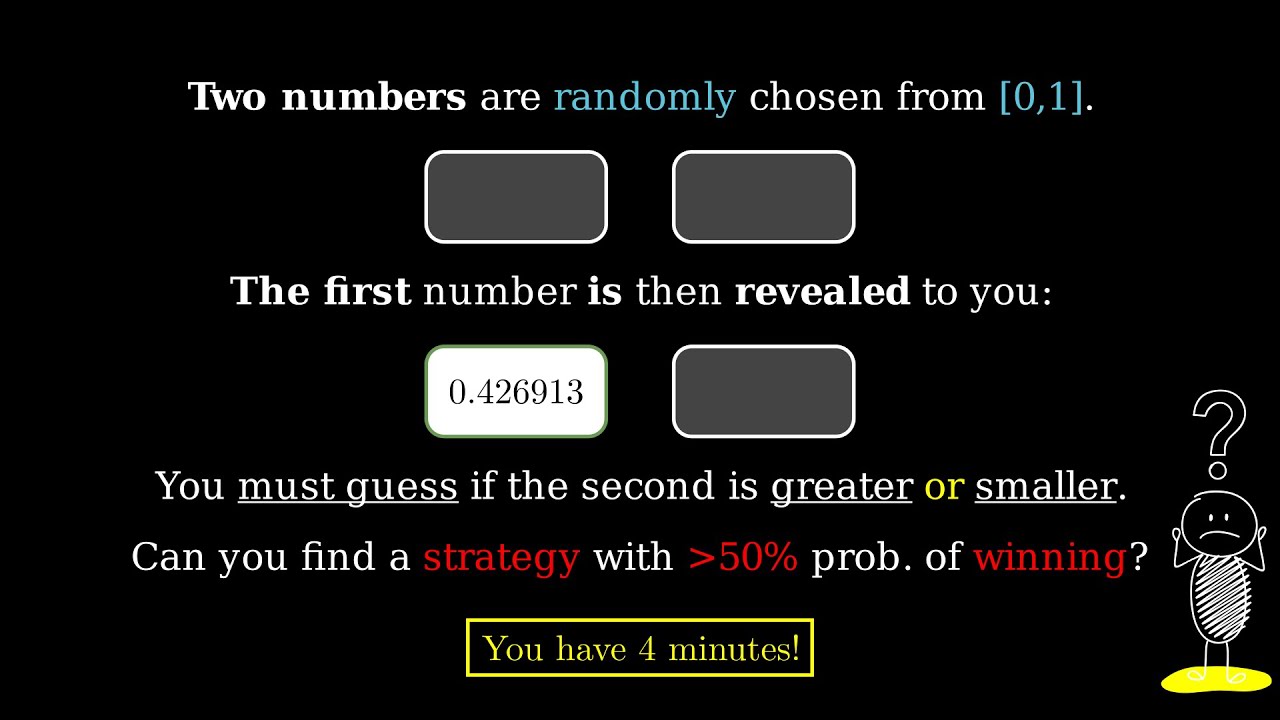Unexpected Number Guessing Gamble | Quant Interview Questions - YouTube