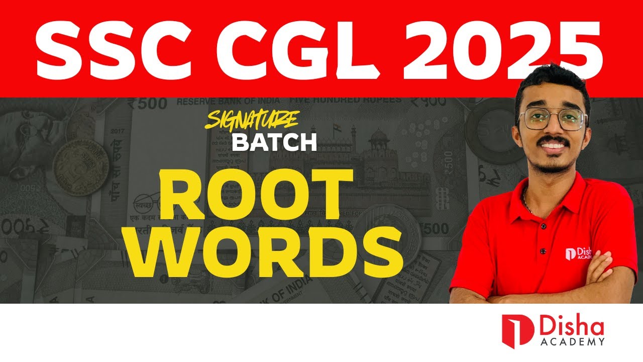 SSC CGL 2025 | SIGNATURE BATCH ️ | ENGLISH - ROOT WORDS #ssc #ssccgl ...