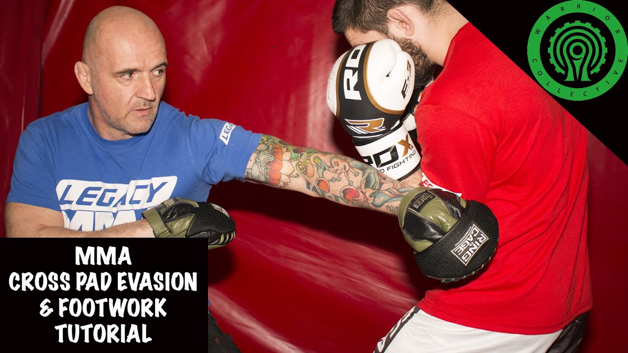 MMA Cross Pad Evasion and Footwork Tutorial - YouTube