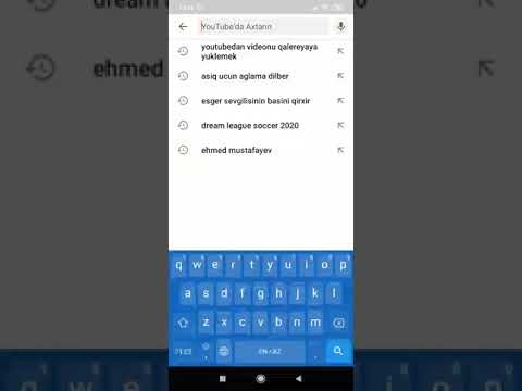 YouTube-dan videonu qalereyaya yükləmək(asan)