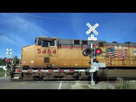 UP 5464 South MITPS Filmed At Kasper Siding Middle Crossing (9-1-2022) - YouTube