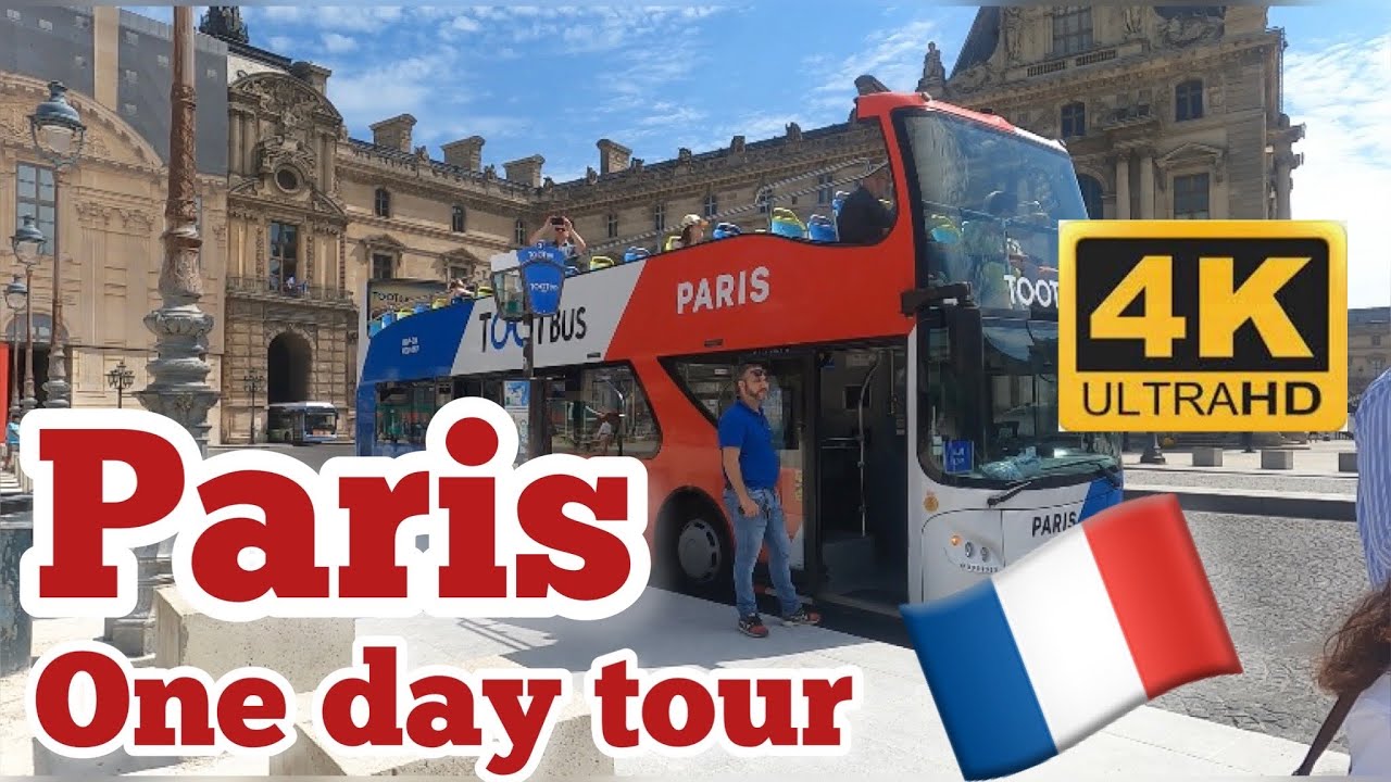 Paris City Tour 4K Toot Bus || Hop on Hop off Paris 2022 || GoPro HERO9 ...