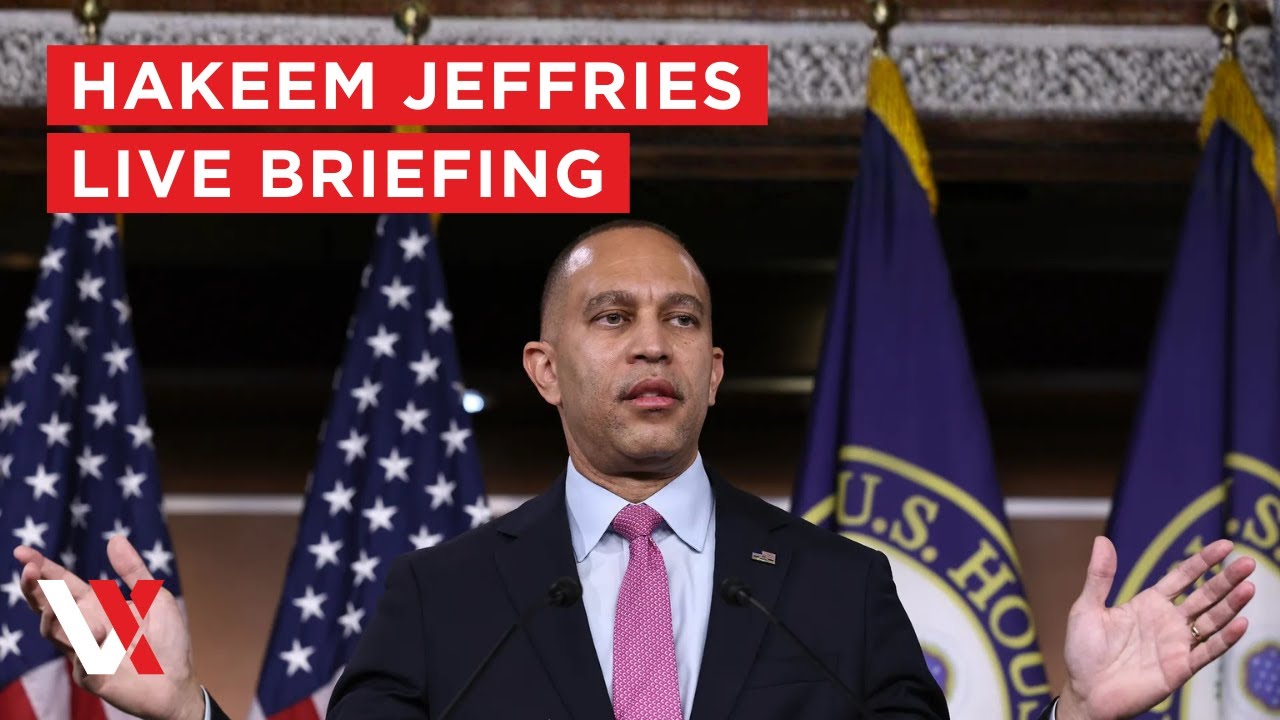 LIVE | Jeffries Presses On Healthcare & Funding News Conference ...