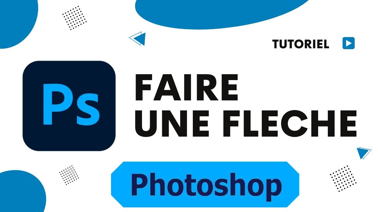 Comment faire une flèche sur photoshop - YouTube