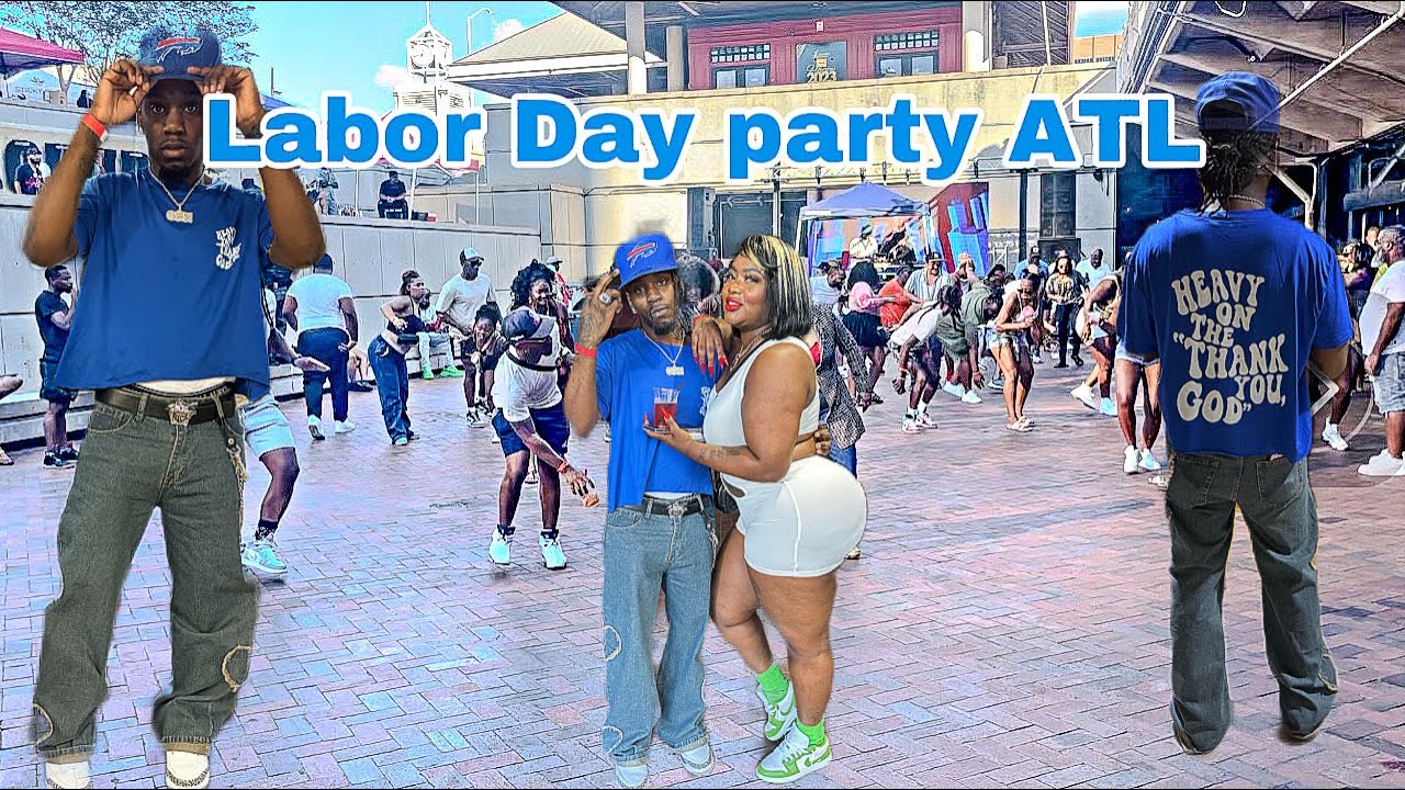 Laber day party DOWNTOWN ATL - YouTube