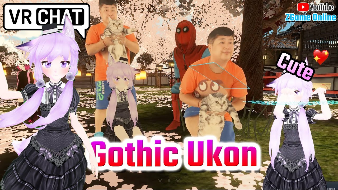 Gothic Ukon Avatars for VRChat , Virtual Droid 2 , Skin Models , Skin ...