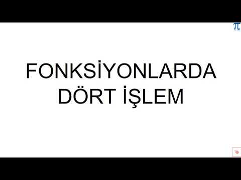 4 Aralık 2020 10-E Canlı Dersleri Fonksiyonlarda Dört İşlem