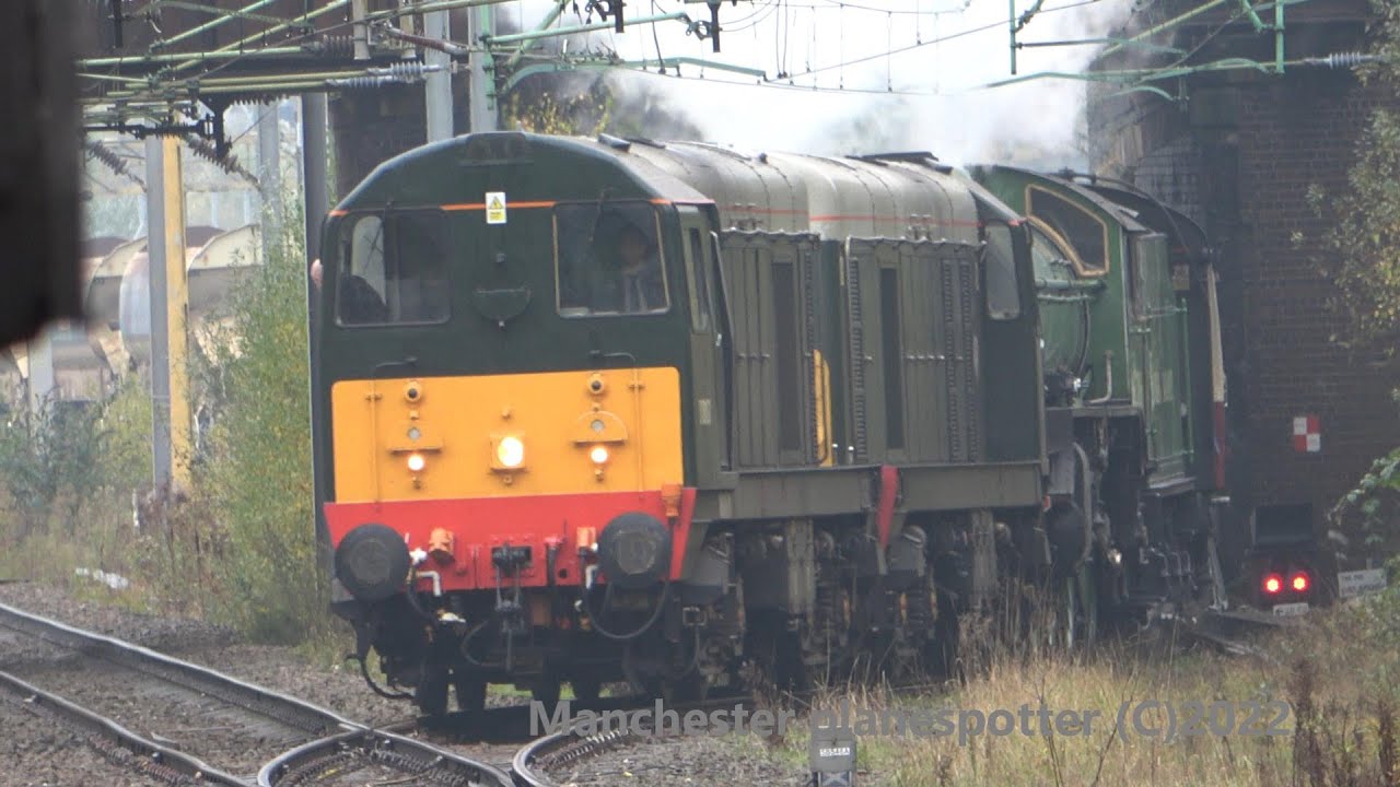 (4K) Powering Up Class 20107+20096+Steam 61306 Mayflower On 5Z60 At ...