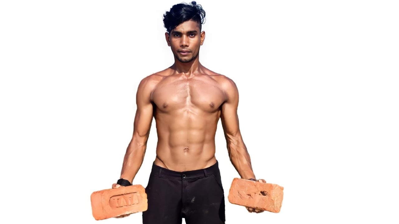 No Gym | Build Body At Home (Only With Bricks) - YouTube