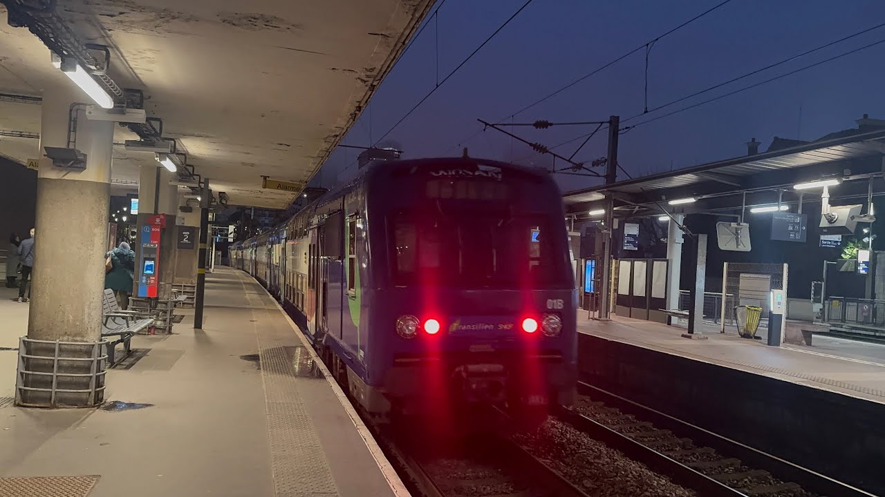 Spot d’une Z8800 Transilien US sur le Transilien U - YouTube