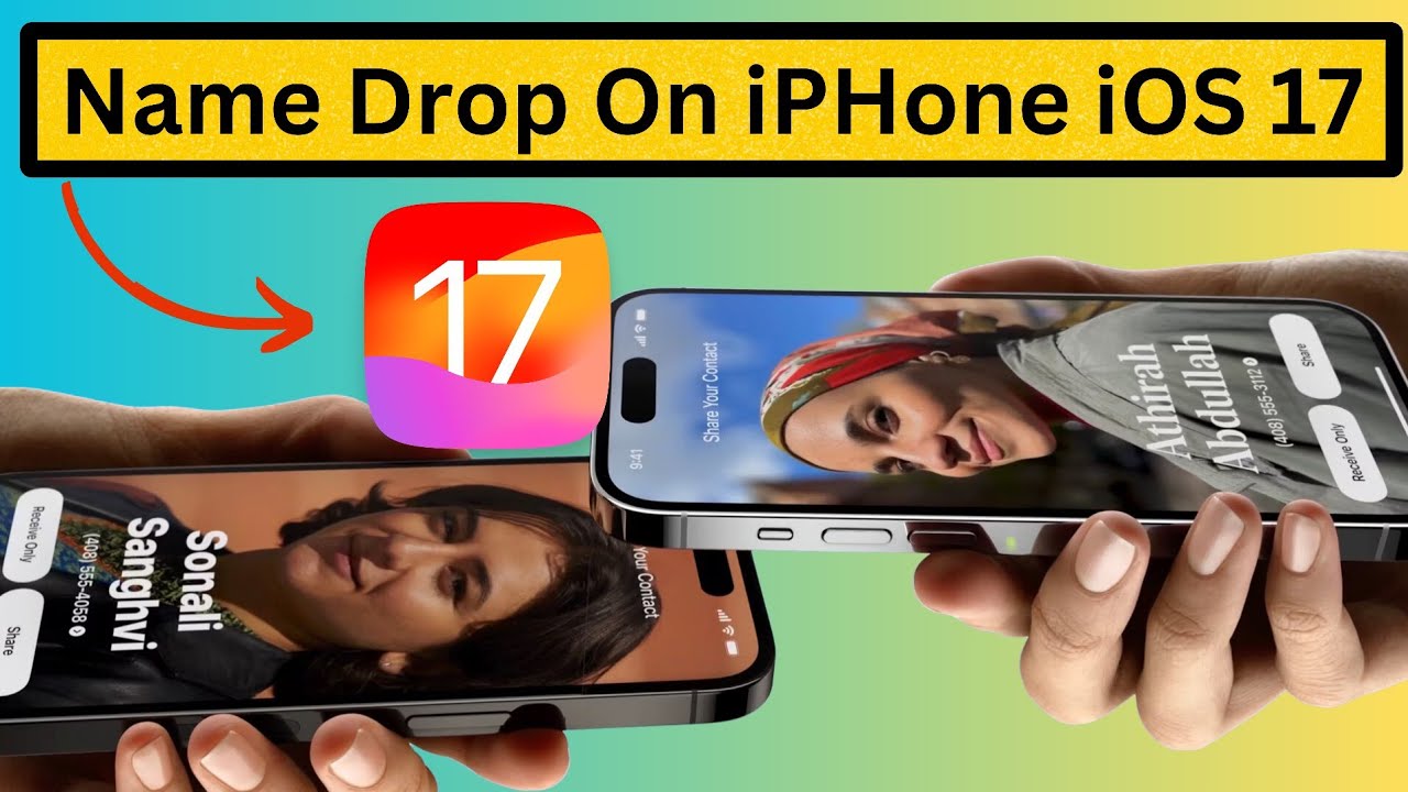 How To Name Drop On iPhone iOS 17 - YouTube