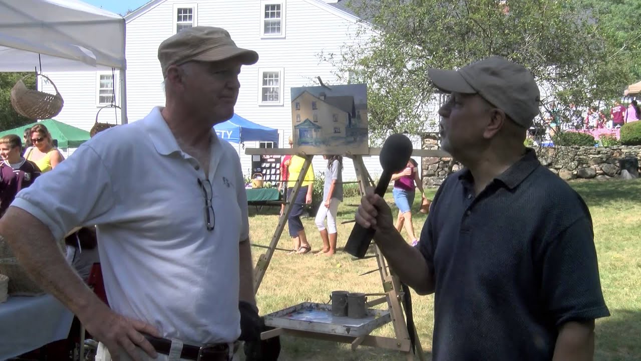 Tom speaks with Artist David Drinon at the Chelmsford Farm Fair - YouTube