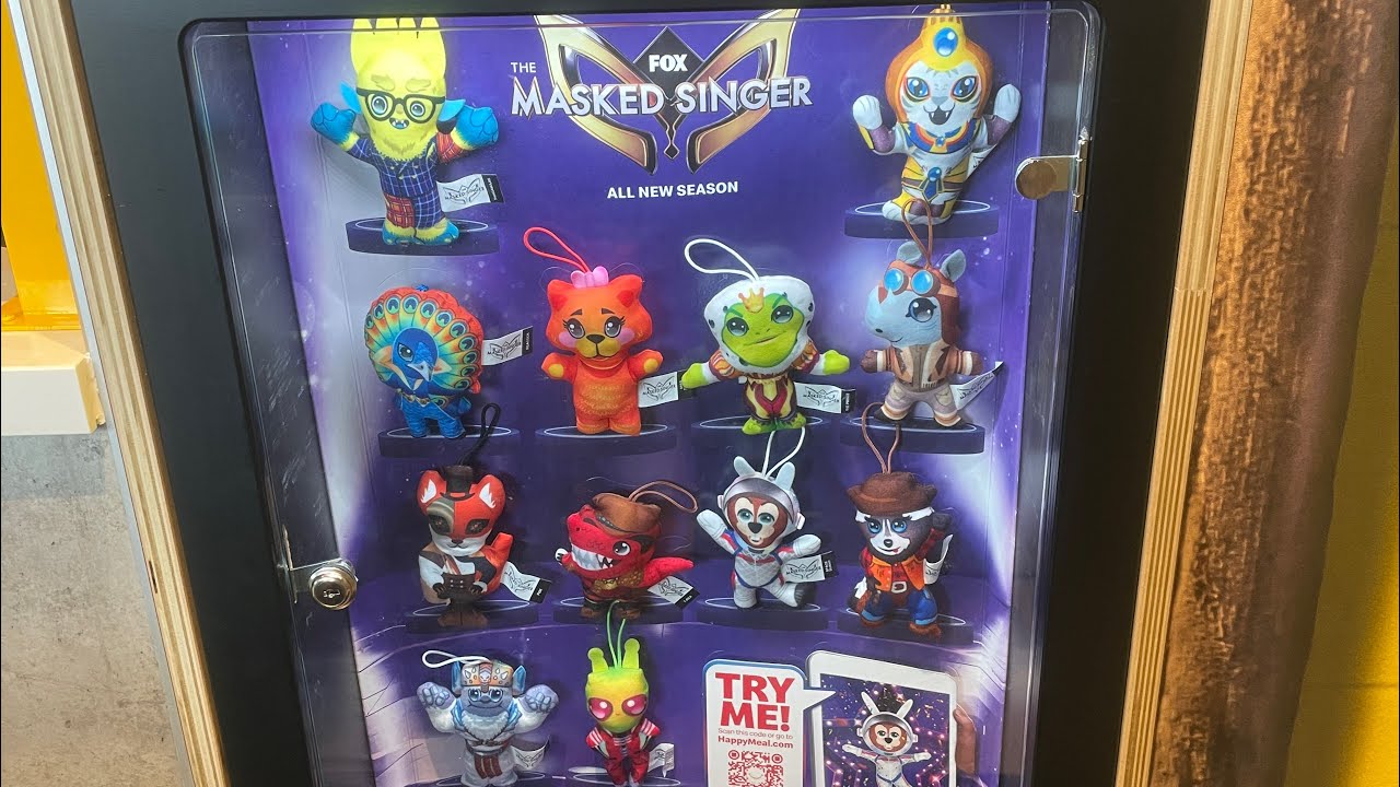 The Masked Singer - McDonald’s Toys | A Dozen Different Plush Toys for ...