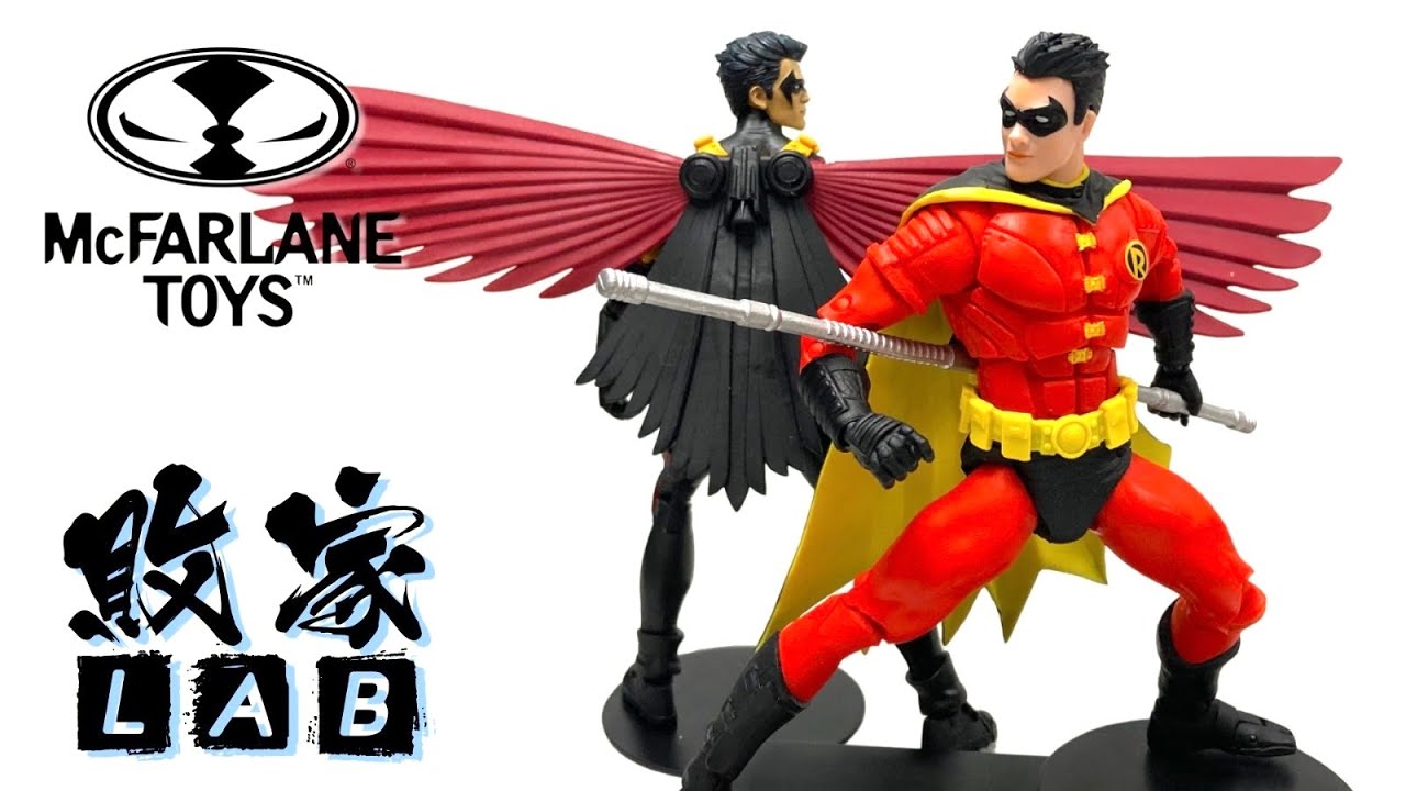 McFarlane DC MultiVerse【敗家開箱】成為晃子的「紅羅賓」Robin Tim Drake & Red Robin ...