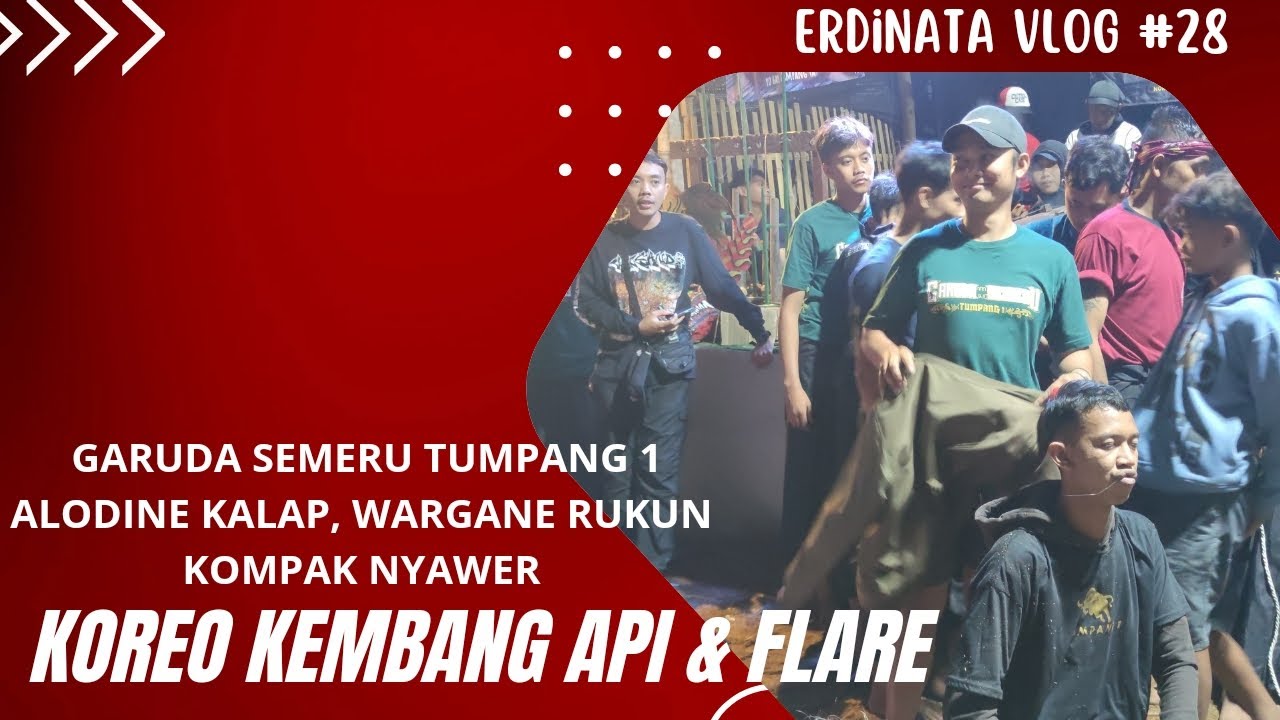 GARUDA SEMERU | Koreo Full Kembang Api & Flare | Tumpang 1 Kampung ...
