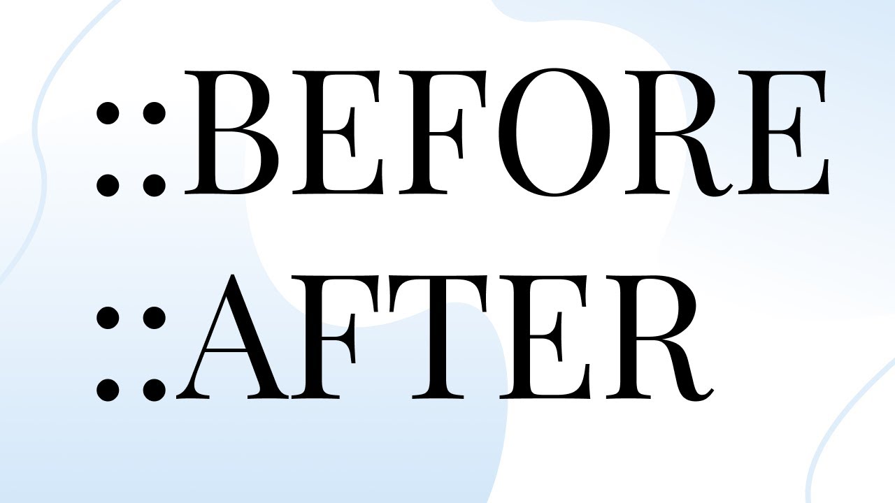 5 façons de bien utiliser ::before et ::after. - YouTube
