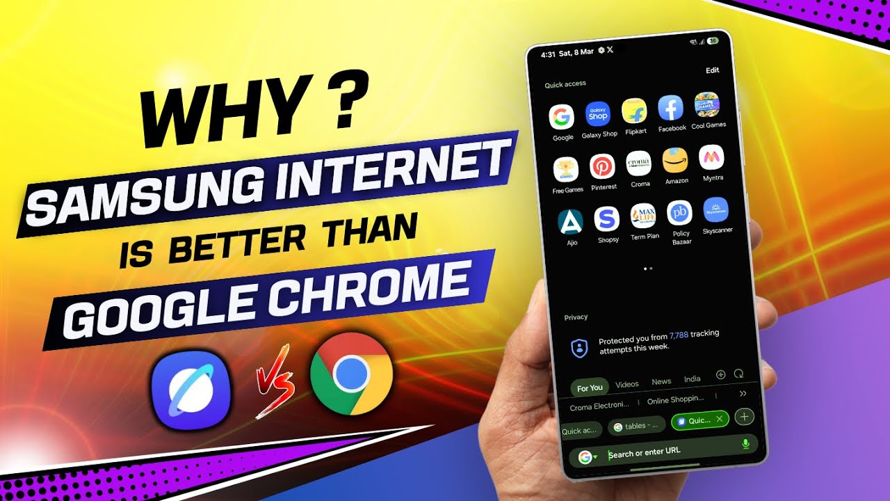 Stop Using Chrome! Samsung Internet is WAY Better - Here is WHY ? - YouTube