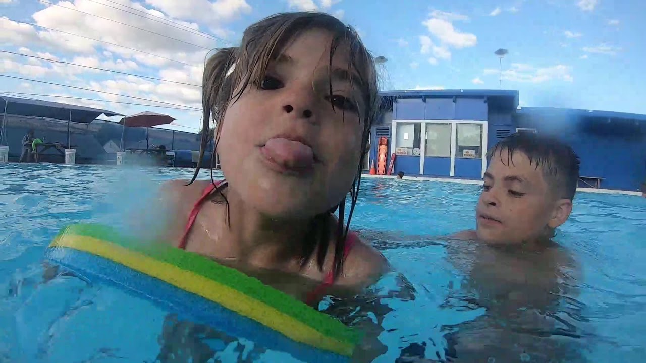 PASS the GoPro ll Fun in the POOL! - YouTube