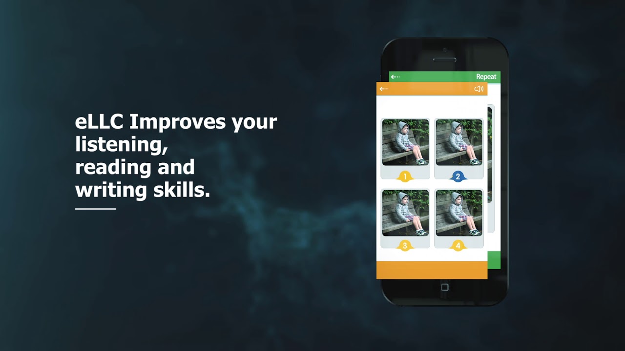 eLLC - Learning Language Application - 17 languages - YouTube