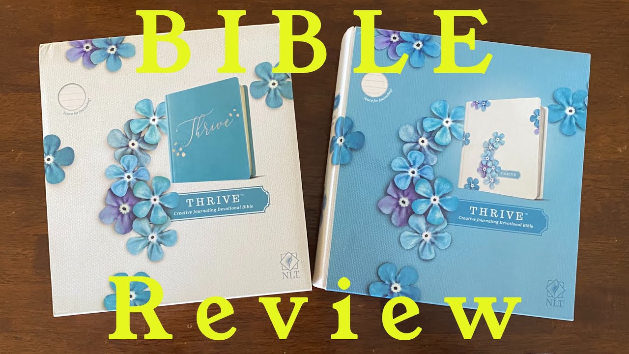 NLT Thrive Creative Journaling Devotional Bible by Tyndale - YouTube