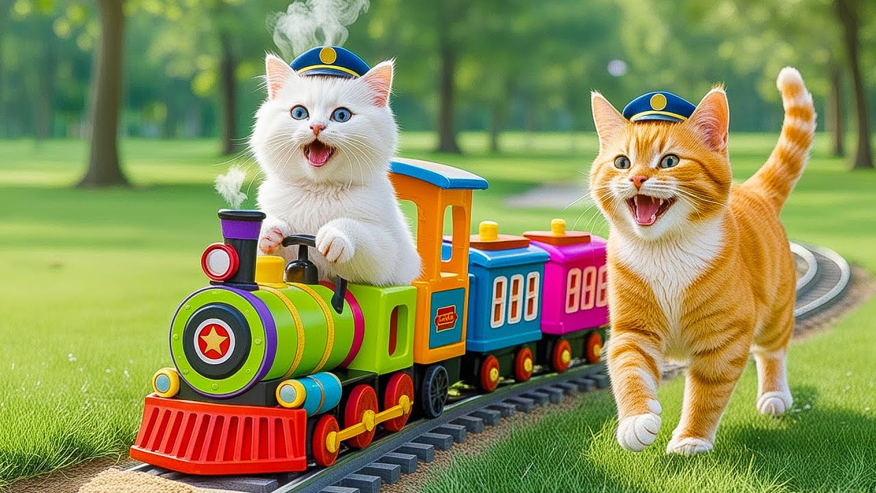 TiTi Cat Trims Fur on the Farm and Makes Tiger Hat For Kittens At Home🐾 ...