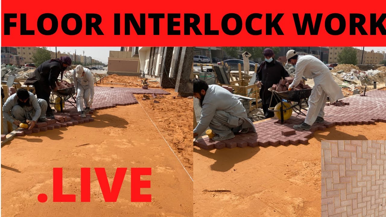 Floor interlock work interlock paving tiles interlock paver block ...
