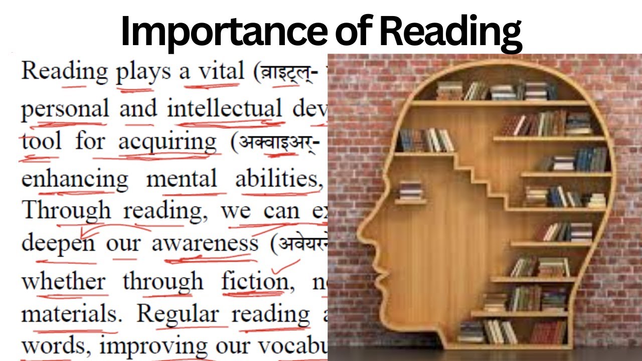 Importance of Reading | Paragraph | Passage Reading | Reading Practice ...