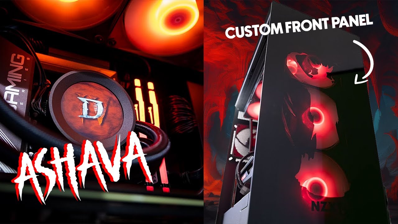 GMR ASHAVA | DIABLO IV INSPIRED GAMING RIG - YouTube