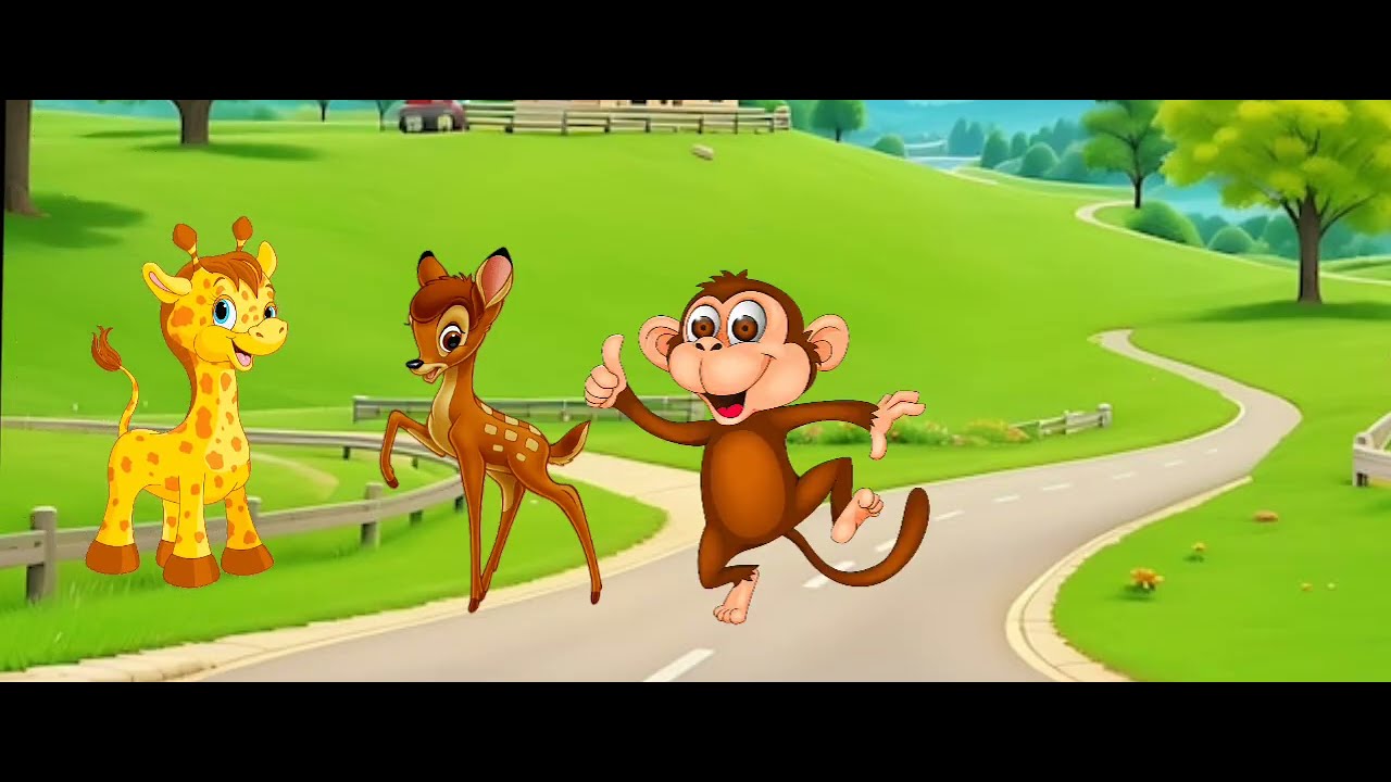 Simba plays with his friends on a giant trampoline in the middle of the ...