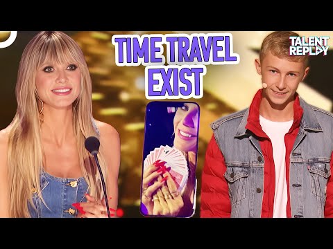 Jasper Cherry Convinced People That Time Travel Is Possible | America's Got Talent