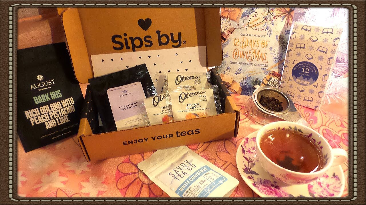 Sips By Tea Unboxing January 2022 & Owlcrate OwlMas Day 12 ☕😊+COUPON ...