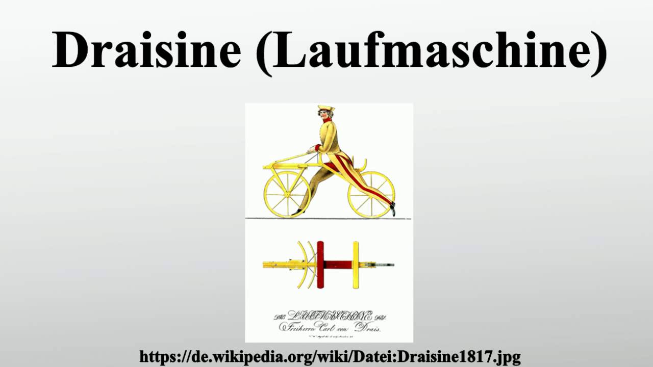 Draisine (Laufmaschine) - YouTube