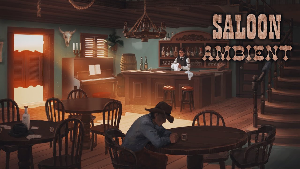 Saloon Ambient - Western Music & Whiskey Blues - YouTube