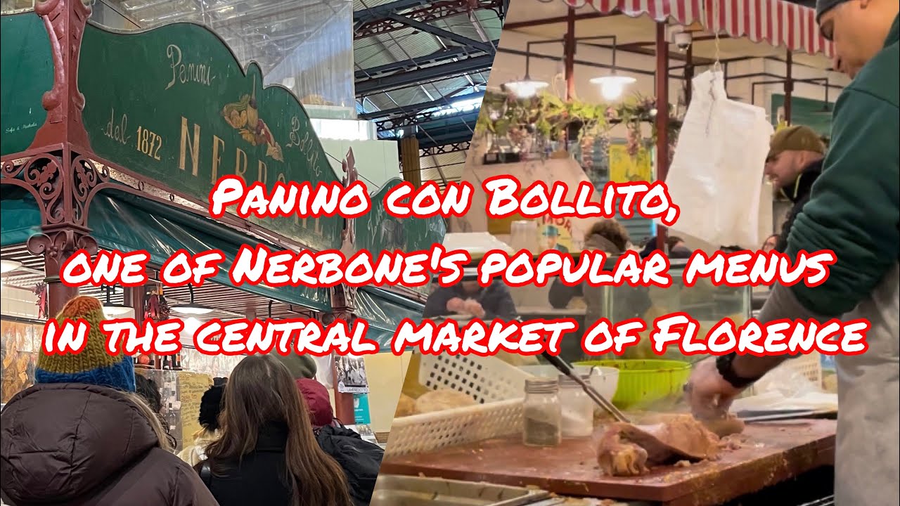 Panino con Bollito, one of Nerbone's popular menus in the central ...